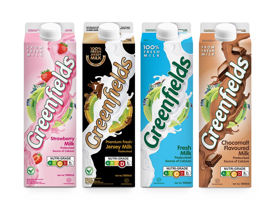 Greenfields Fresh Milk - Varian Susu Segar Pilihan Keluarga Indonesia (SG)